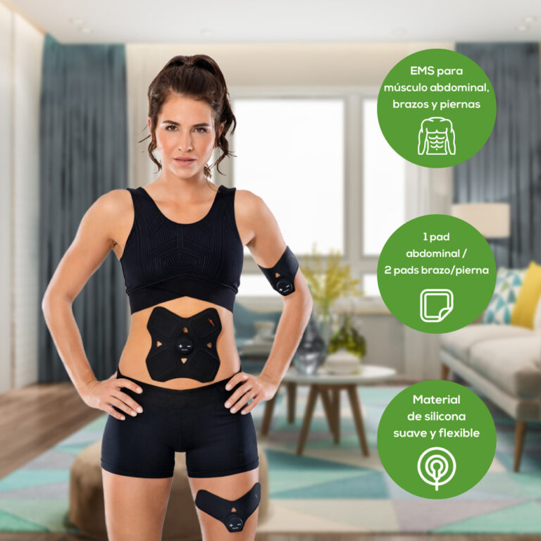Electroestimulador para el abdomen y brazos EM 22 - Ludga Perú