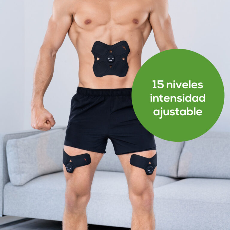 Electroestimulador para el abdomen y brazos EM 22 - Ludga Perú